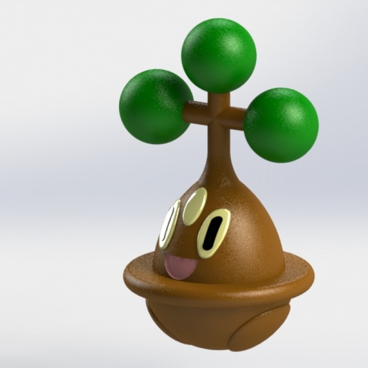 3D Printable Bonsly by Andres Quijas