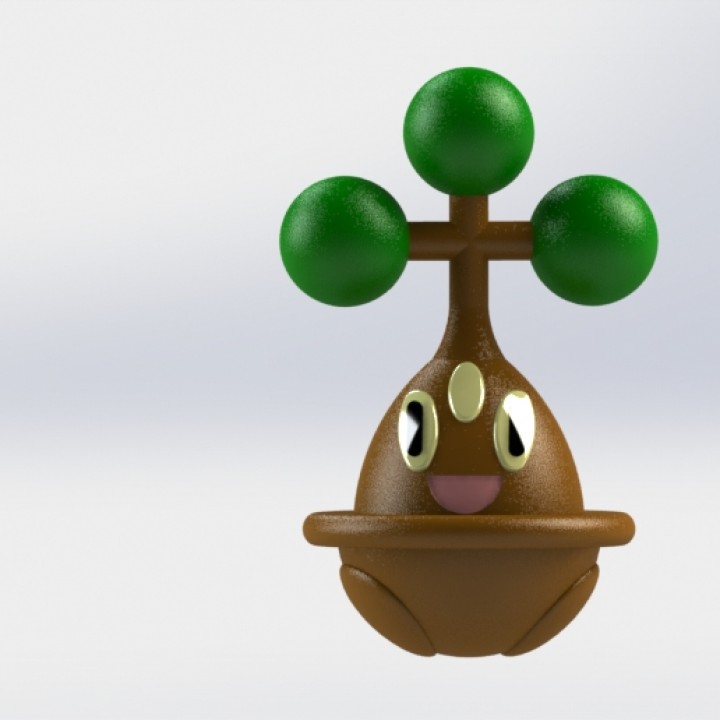 3D Printable Bonsly by Andres Quijas