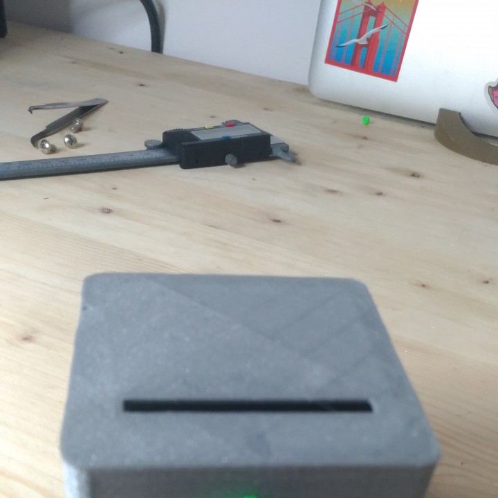 3D Printable Money box by Mattia Colli