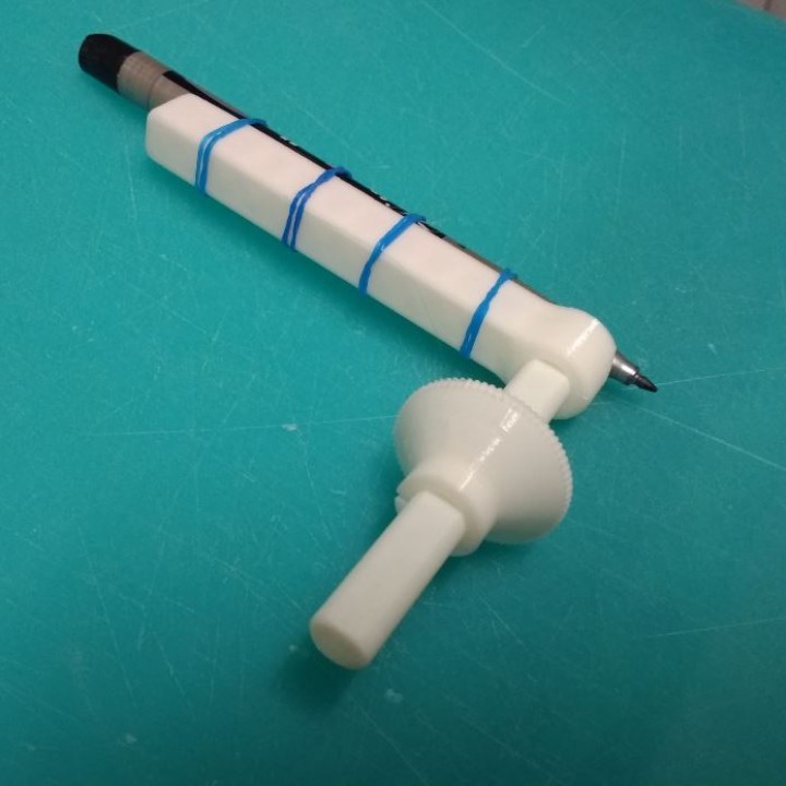 3D Printable Edge tracing wheel by Peter Moore