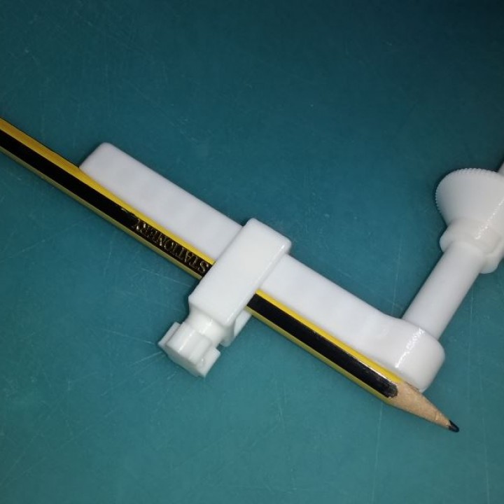 3D Printable Edge tracing wheel by Peter Moore