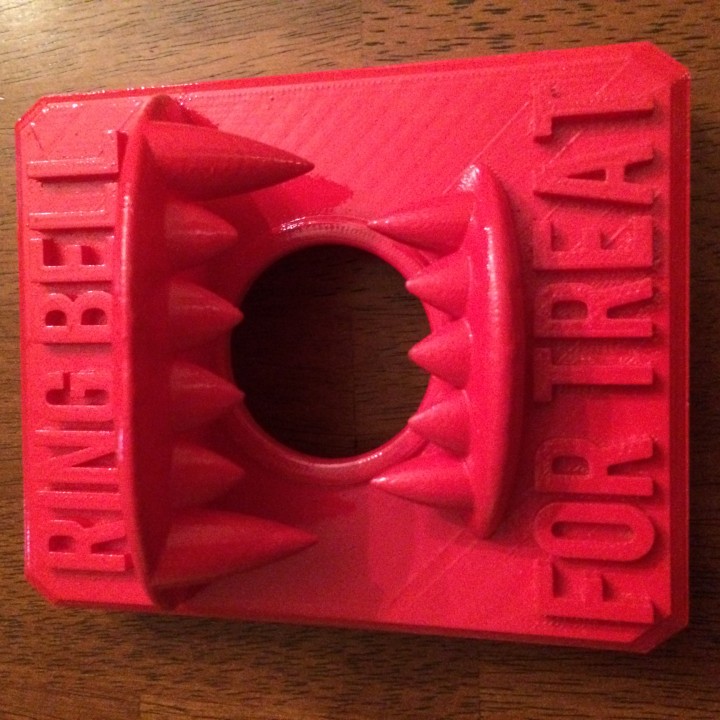3D Printable Ring Bell For Treat by Matthew D Atherton