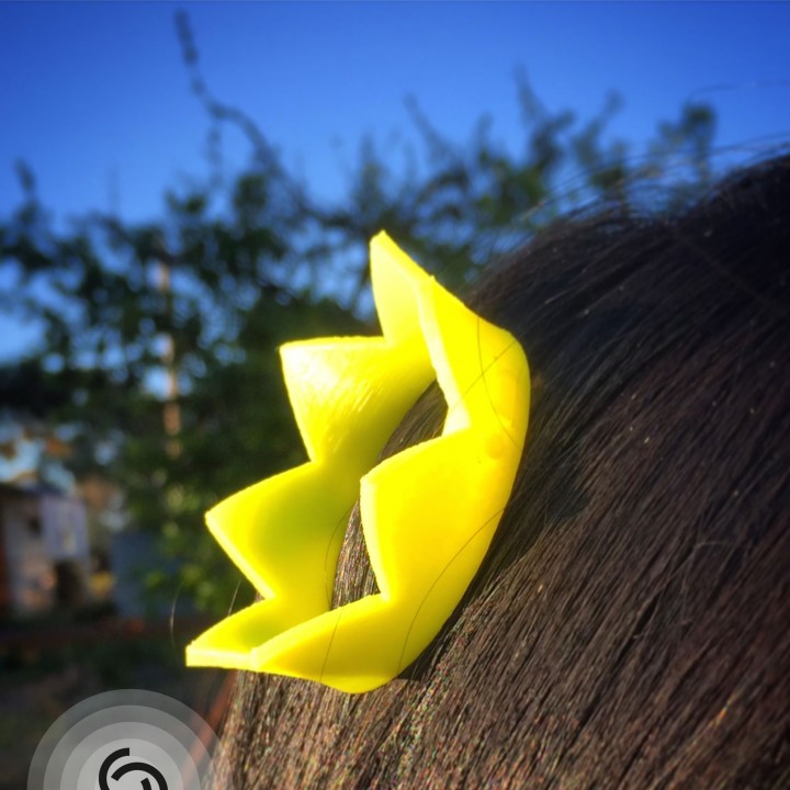 3D Printable Jughead's Crown - A Tiny Hair Piece by Jon Cleaver