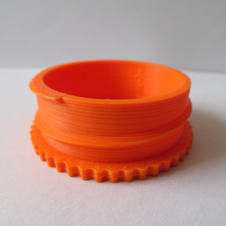 3D Printable Round container by EL3D