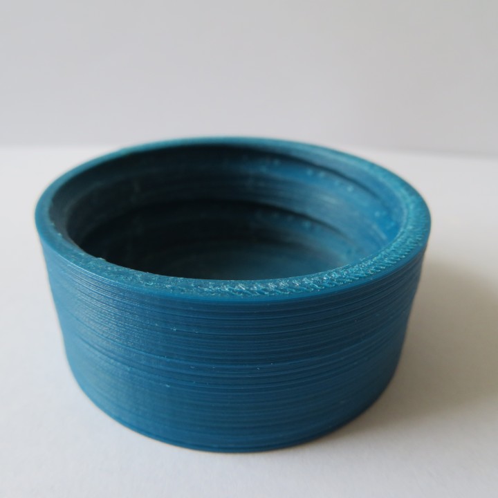 3D Printable Round container by EL3D