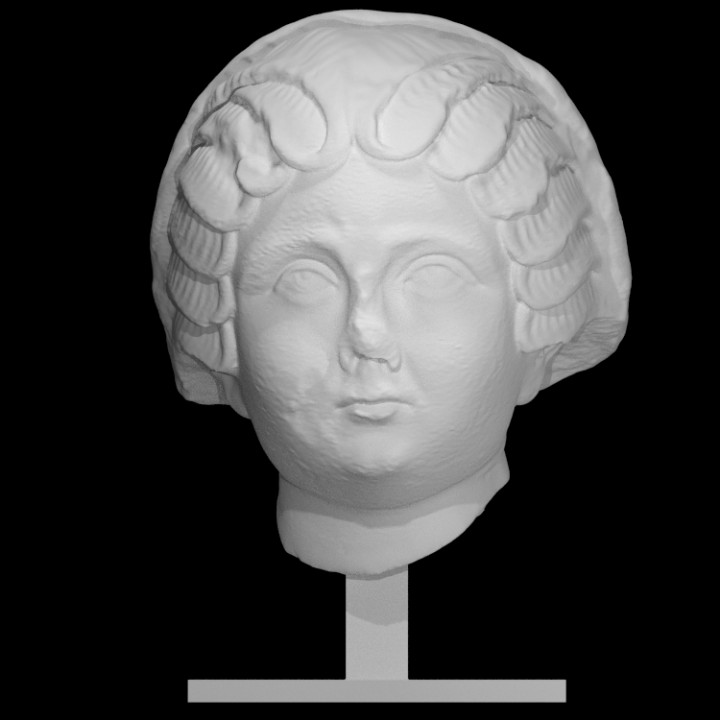 3D Printable Portrait of Valeria Maximilla (?) by Musée Saint-Raymond
