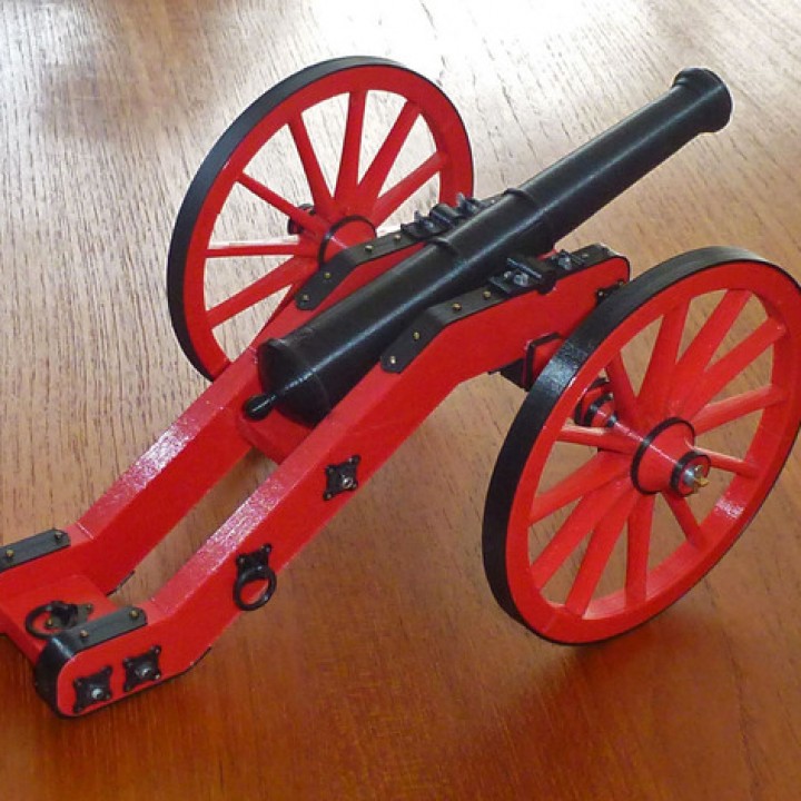 3D Printable Cannon from Castle of Buedingen by Michael Christou