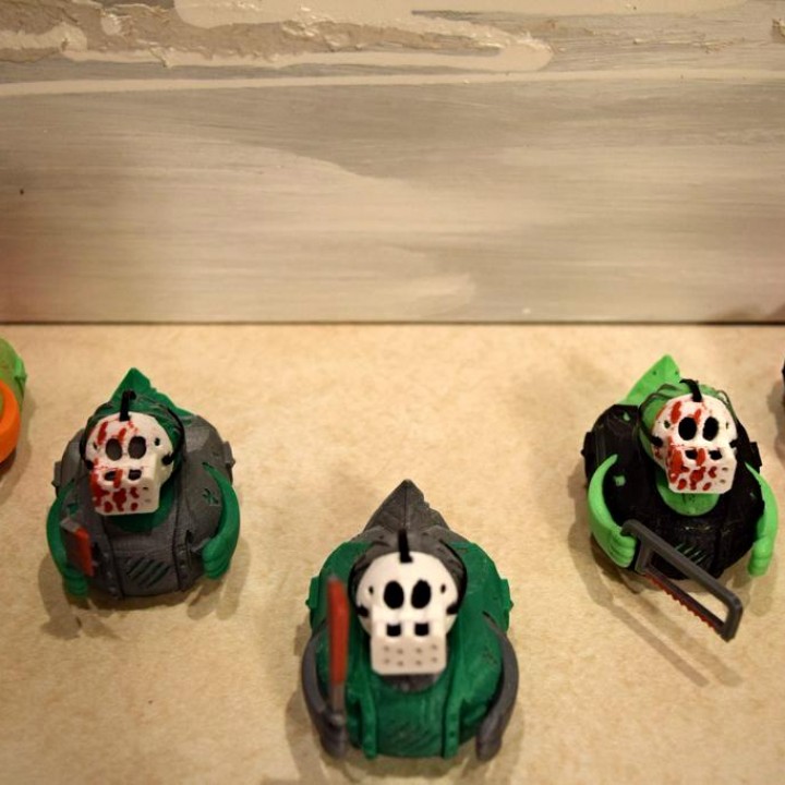 3D Printable Jason Voorhees "Rubber" Duck by Jonathan Bovin