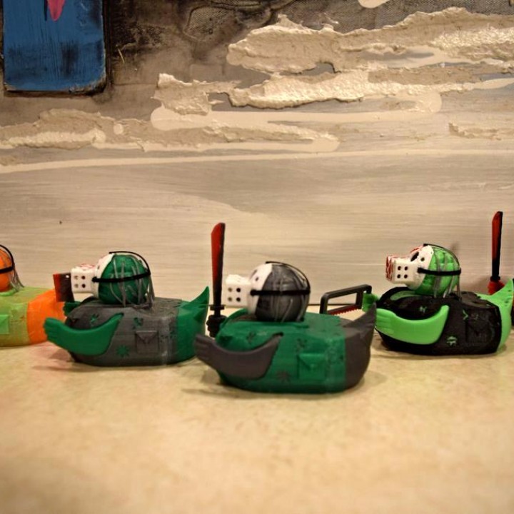 3D Printable Jason Voorhees "Rubber" Duck by Jonathan Bovin