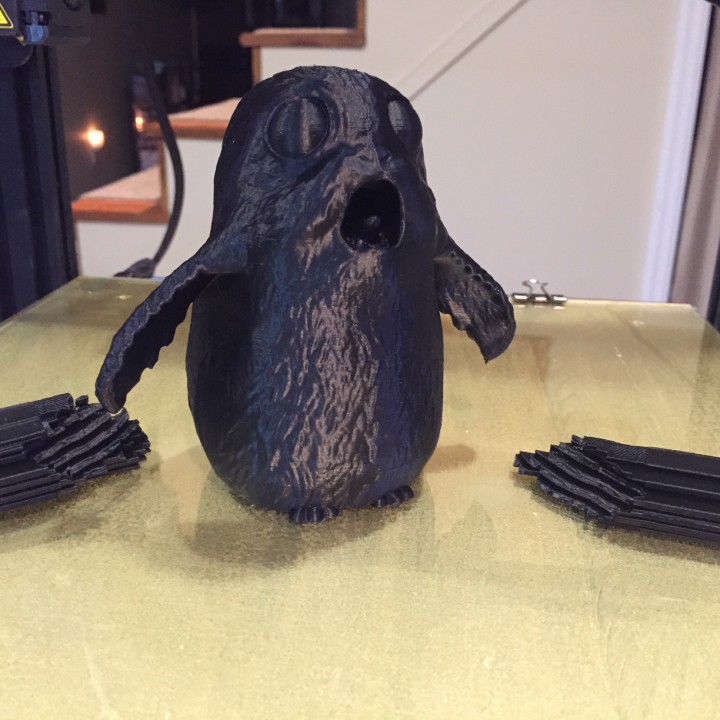 3D Print of Screaming Porg - Star Wars The Last Jedi by gonzodx