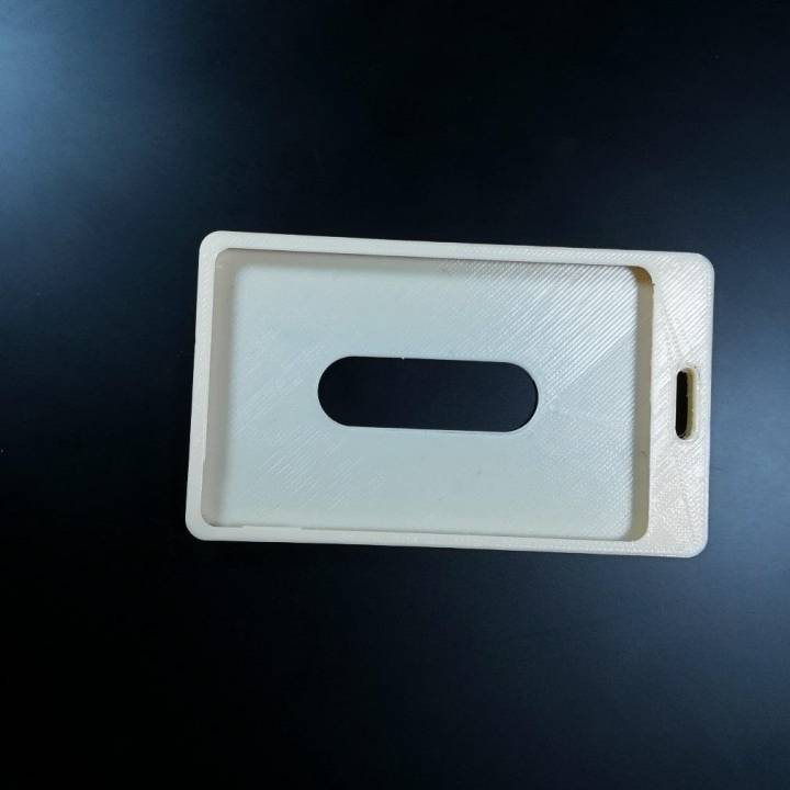 3D Printable ID Card Holder by Lim