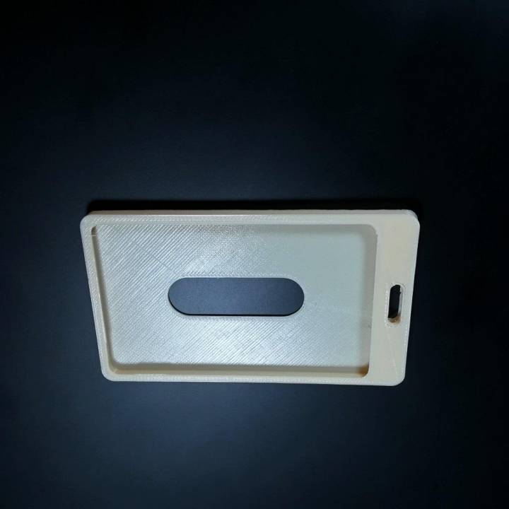 3D Printable ID Card Holder by Lim