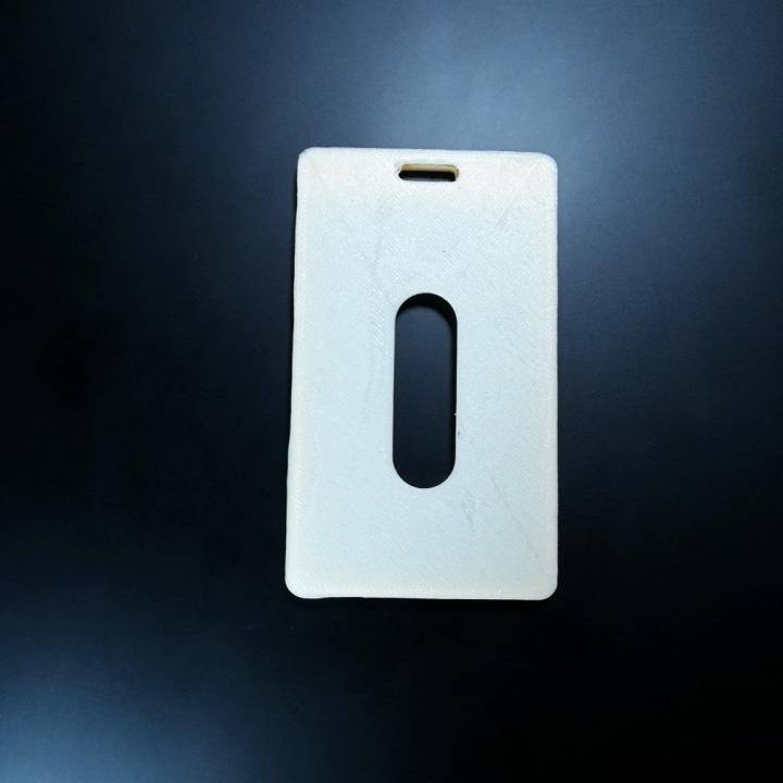 3D Printable ID Card Holder by Lim