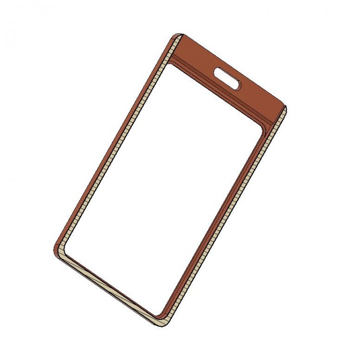 3D Printable ID Card Holder by Lim