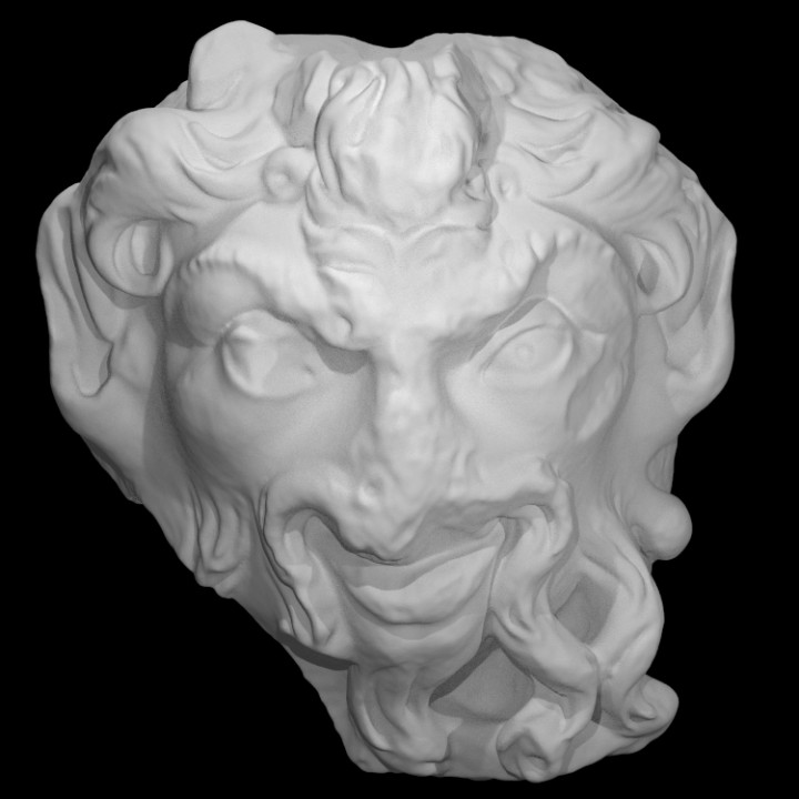 3D Printable Pan Mask by Musée Saint-Raymond