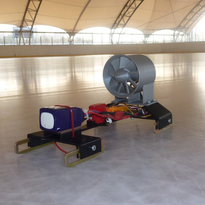 3D Printable Turbo Ice Sled (experimental) by Michael Christou