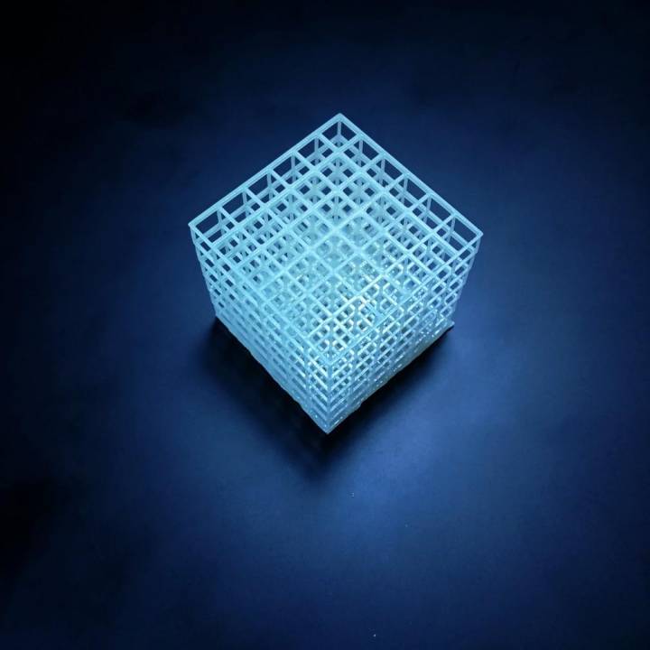 3D Printable flexible cube by Matthew Axel Garcia Borboroglu