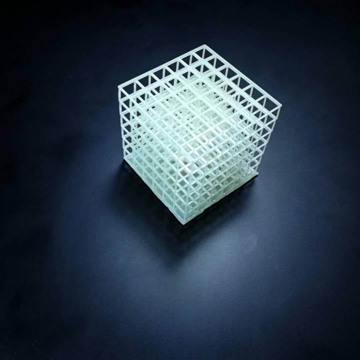 3D Printable flexible cube by Matthew Axel Garcia Borboroglu