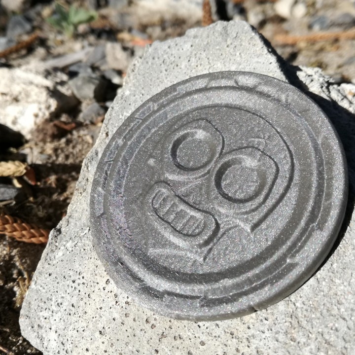 3D Printable Aztec Coin Token by Jason Suter