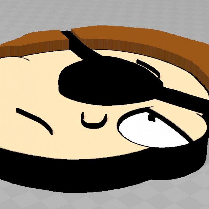 3D Printable Evil Morty (customizable) by Fredrick Sylar