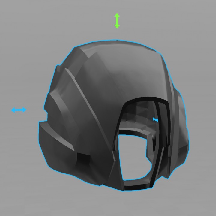 3D Printable Warlock Helmet by Jake Clauson