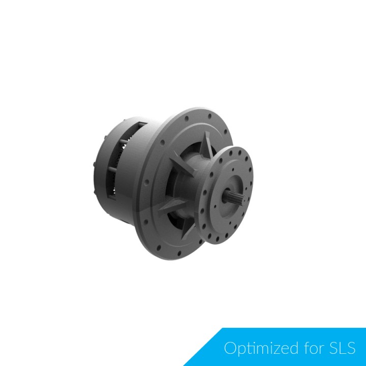 3D Printable Double Reduction Hub by Jason Rozycki