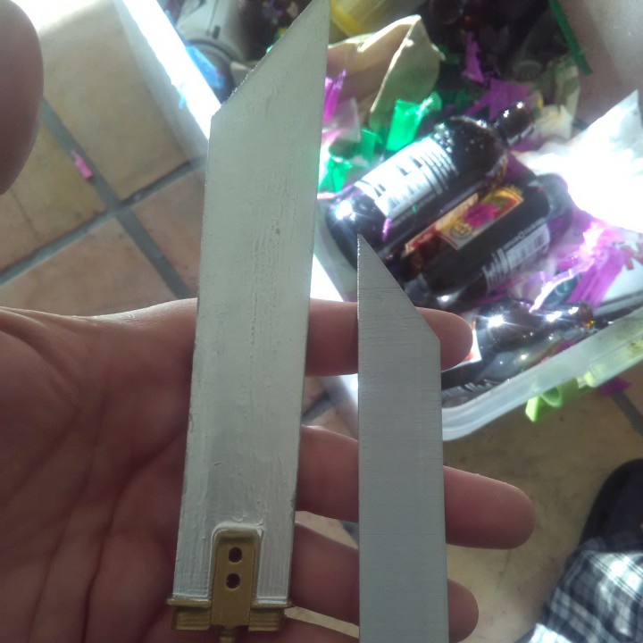 3D Printable MINI BUSTER SWORD by SHOLM JARBOE