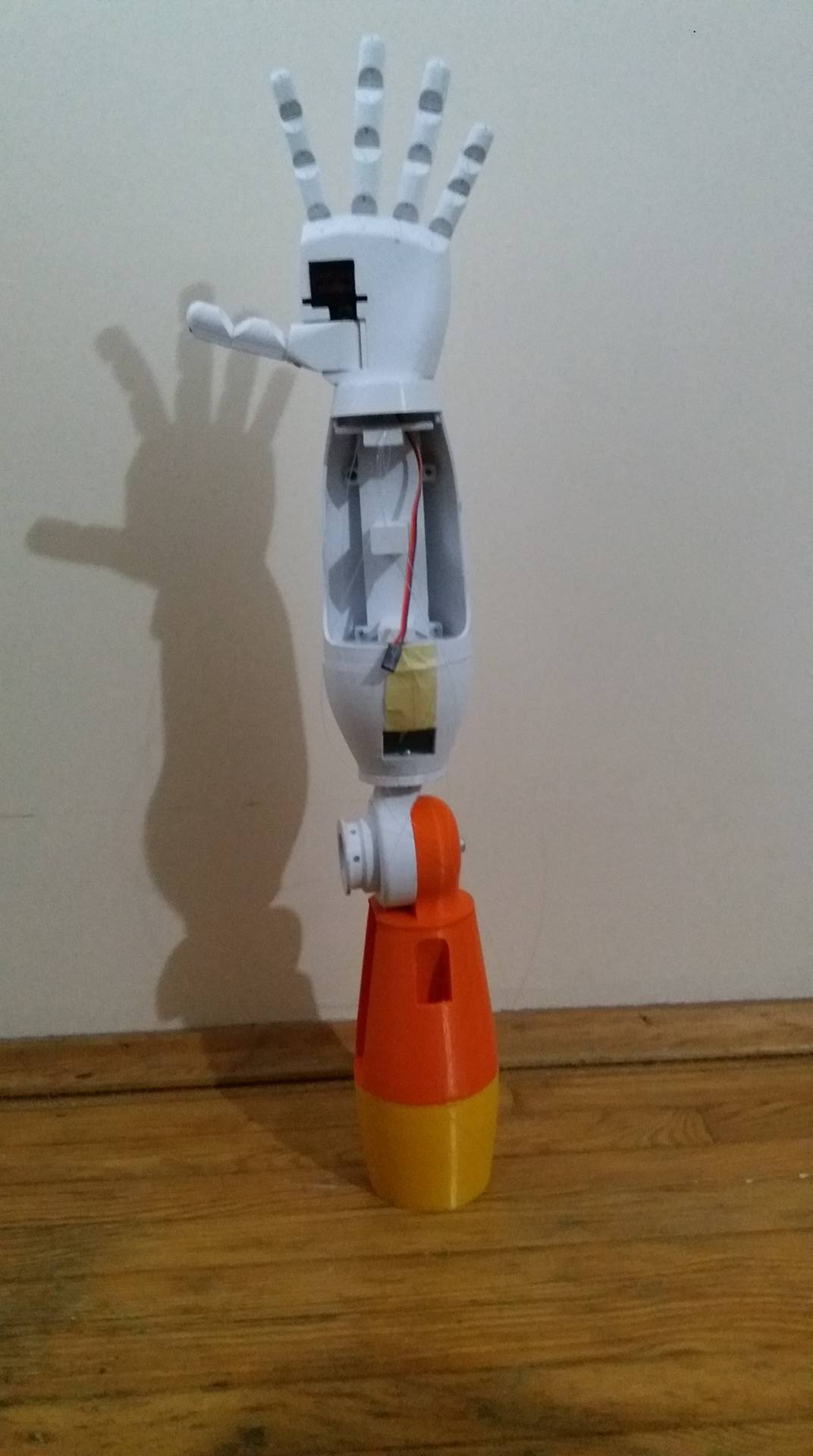 3D Printable Humanoid Robotic Torso PROTO1 by Ryan Gross