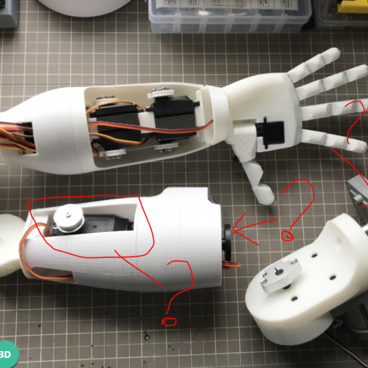 3D Print of Humanoid Robotic Torso PROTO1 by trisusanto