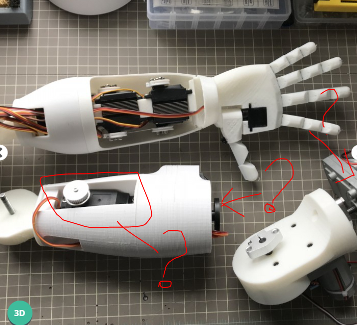 3D Printable Humanoid Robotic Torso PROTO1 by Ryan Gross