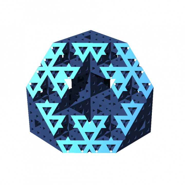 3D Printable math art cube with section cuts in 3 samples by Tobias ...