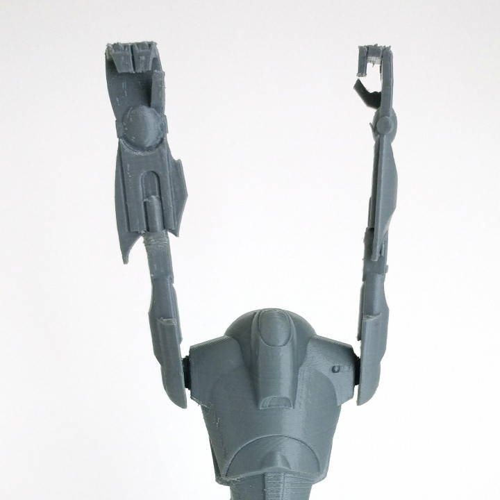 3D Printable Fully Articulated B2 Super Battle Droid Figure by Michael ...