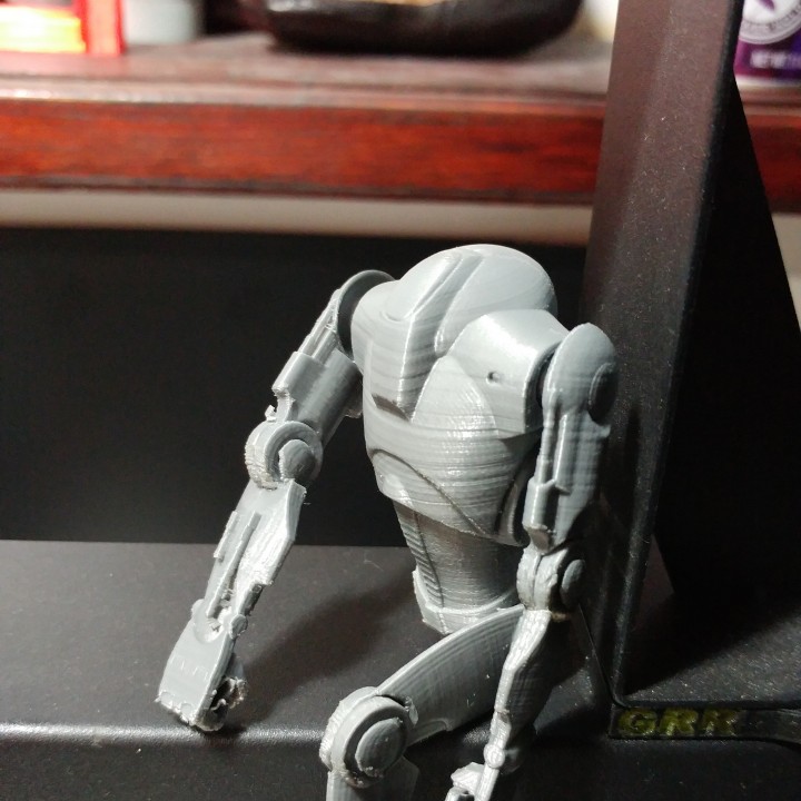 3D Printable Fully Articulated B2 Super Battle Droid Figure by Michael ...