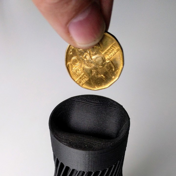 3D Printable MONEY BOX 01 - SPIRAL by Martin Žampach