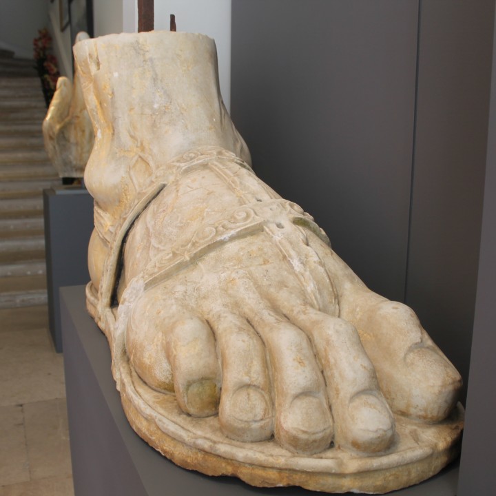 3D Printable A Giant Marble Foot by Scan The World