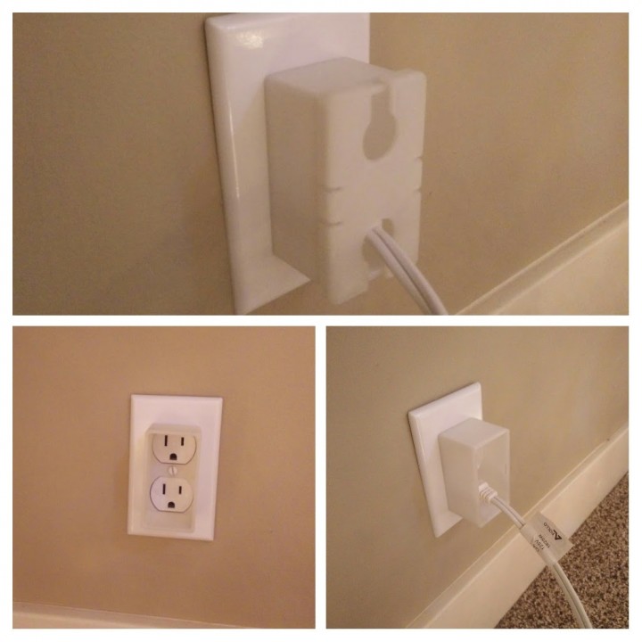 3D Printable Outlet Safety Box by Jeremy Stenseth
