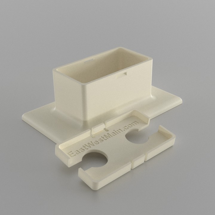 3D Printable Outlet Safety Box by Jeremy Stenseth