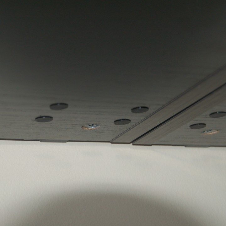 3D Printable Plug for Ikea cuboard holes by Diggory Gray