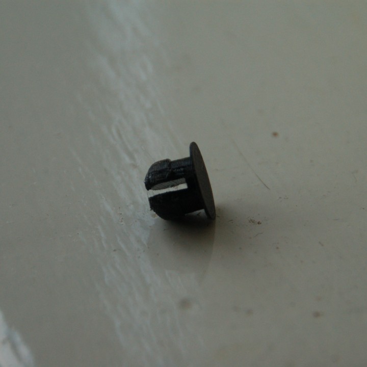 3D Printable Plug for Ikea cuboard holes by Diggory Gray