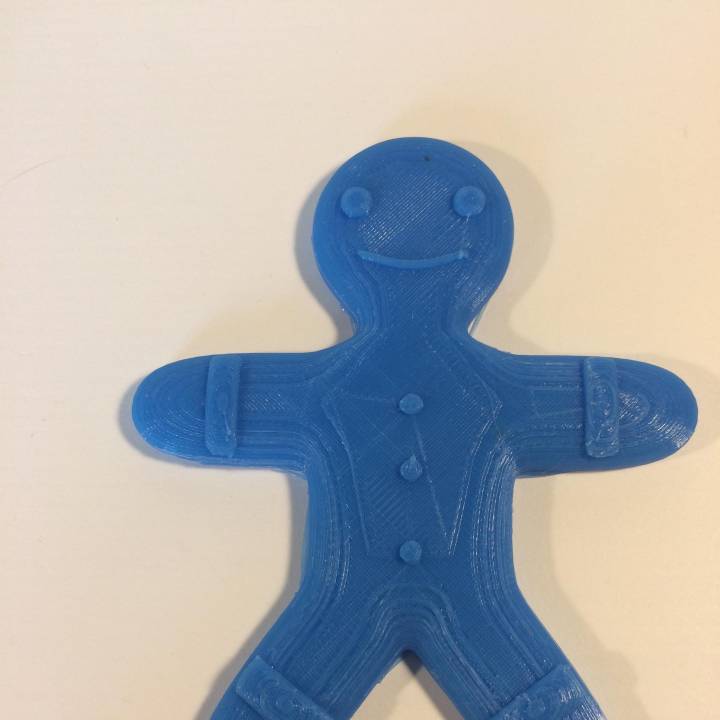 3D Printable Gingerbread man by Adrian Mankovecký