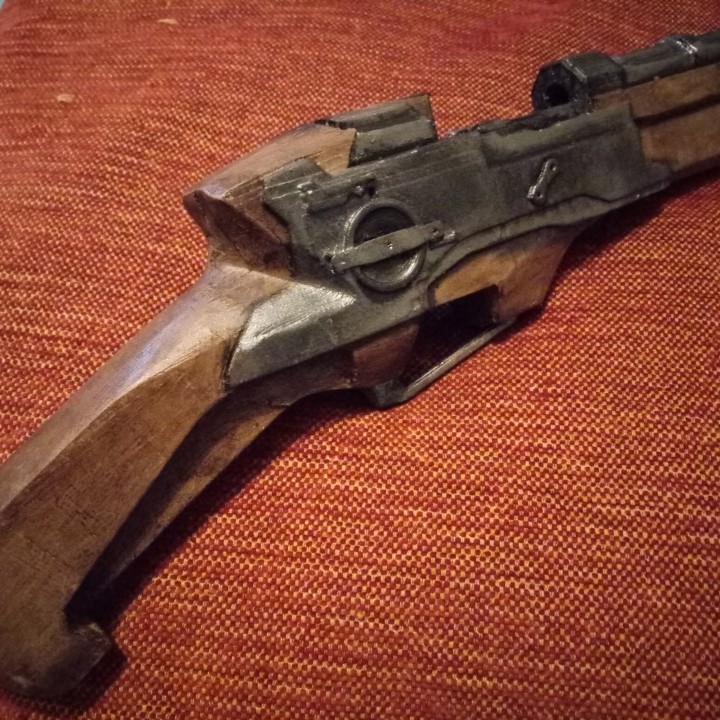 3D Print of Dishonored - Pistol by m0del3