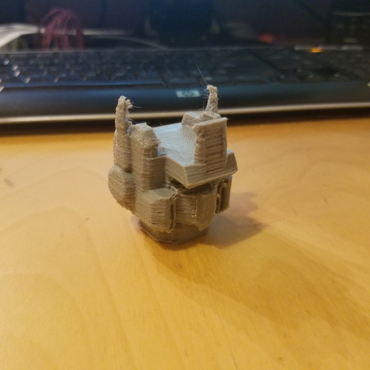 3D Printable Optimus Prime Gen 1 head-Transformers by T-E-C