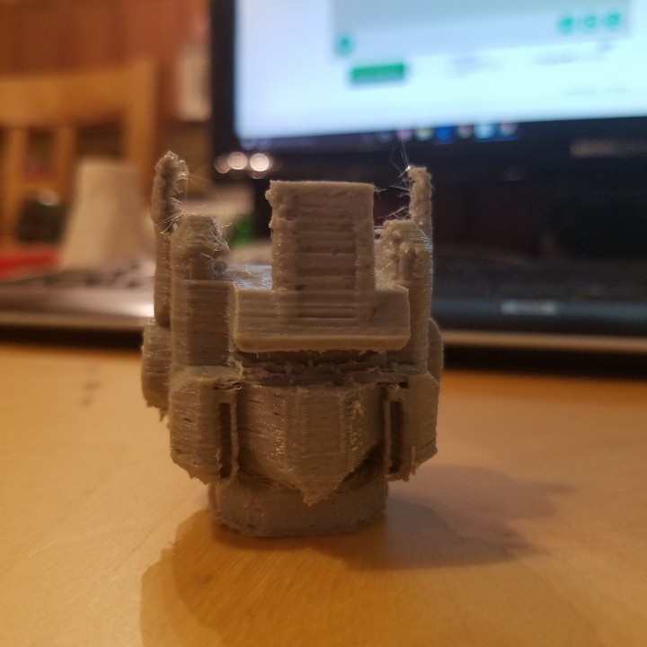 3D Printable Optimus Prime Gen 1 head-Transformers by T-E-C