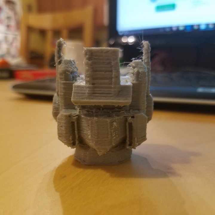 3D Printable Optimus Prime Gen 1 head-Transformers by T-E-C