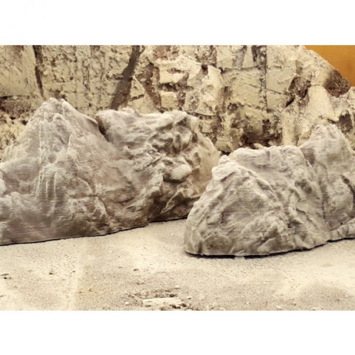 3D Printable Rock Formations by Terrain4Print