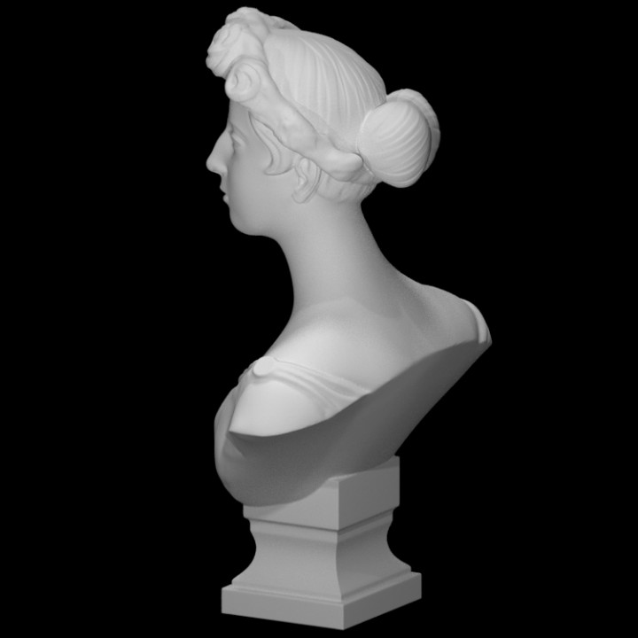 3D Printable Bust of Queen Victoria by Scan The World