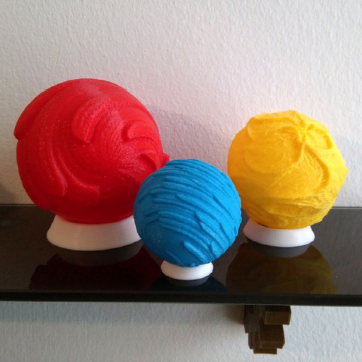 3D Printable Alien Planets by Fernando Jerez