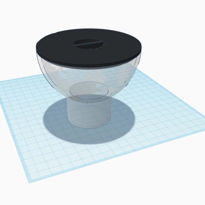 3D Printable Small Hopper for Compak coffee grinder by Tijn