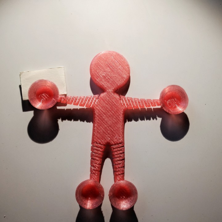 3D Printable Post-it Man by Federico Tonini