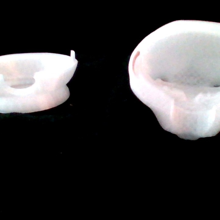 3D Printable Cat Head Box by TheDiamondEmoji